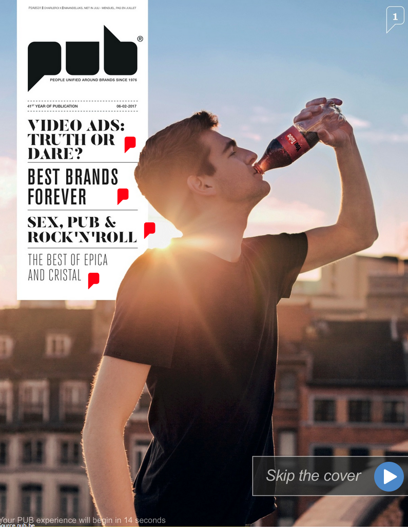 La couv’ du magazine Pub vue par les étudiants de l’IHECS | IHECS